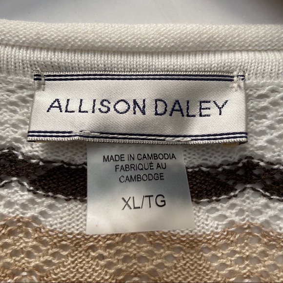 Allison Daley | Jackets & Coats | Allison Daley Knit Jacket Sweater Sz ...